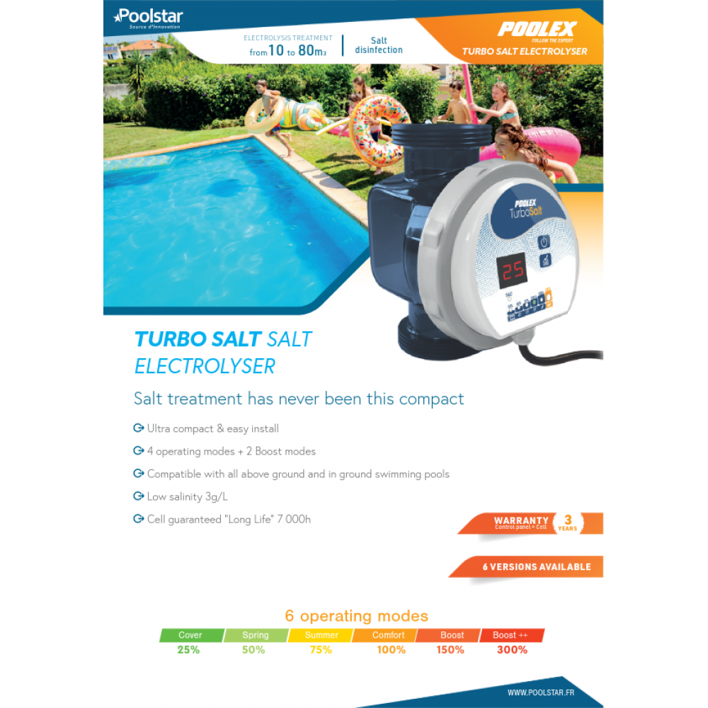 Poolex Turbo Salt Salt electrolysis